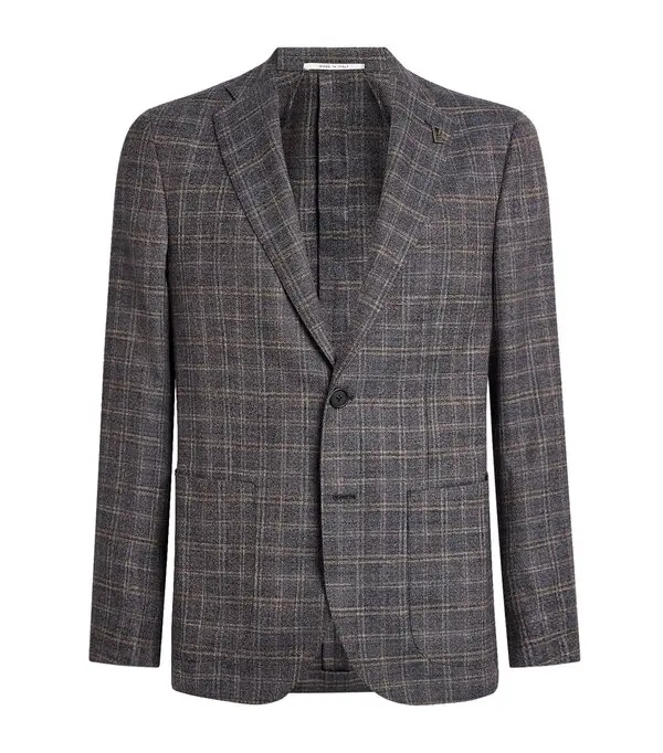 Pal Zileri Wool-blend Check Brera Blazer