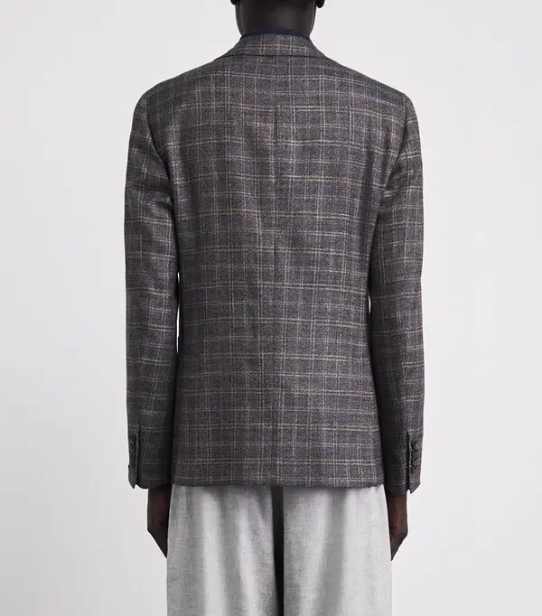 Pal Zileri Wool-blend Check Brera Blazer