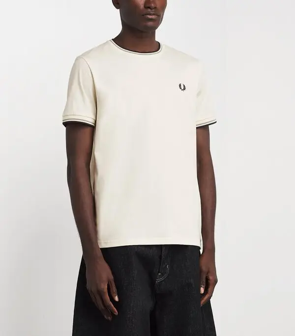 Fred Perry Cotton Twin Tipped T-shirt