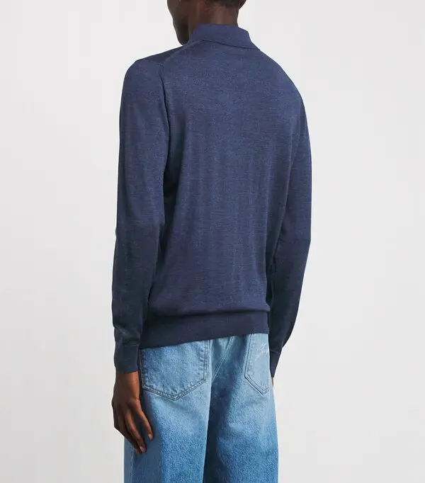 Pal Zileri Wool-silk Polo Shirt