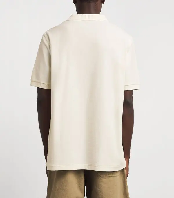 Fred Perry Cotton Crepe Piqué Polo Shirt