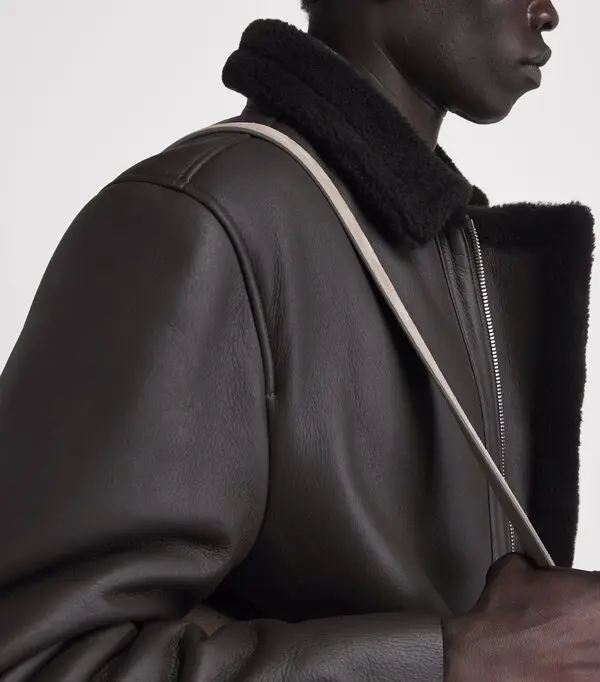 Pal Zileri Shearling Lined Long Coat