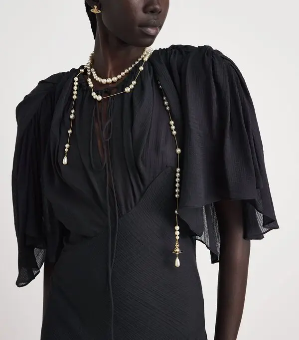 VIVIENNE WESTWOOD Gauze Priscilla Maxi Dress