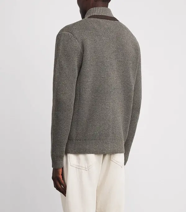 MAURIZIO BALDASSARI Virgin Wool Brenta Cardigan