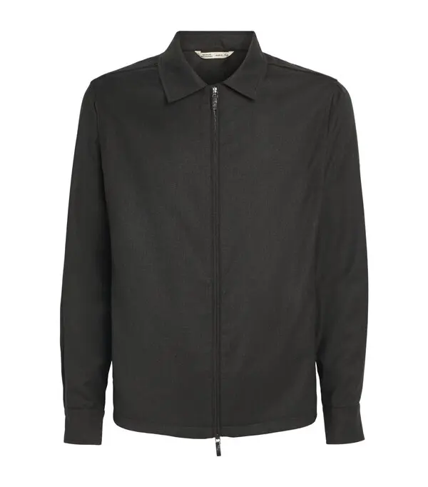 MAURIZIO BALDASSARI Stretch-wool Overshirt