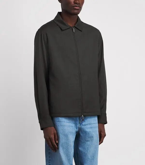 MAURIZIO BALDASSARI Stretch-wool Overshirt