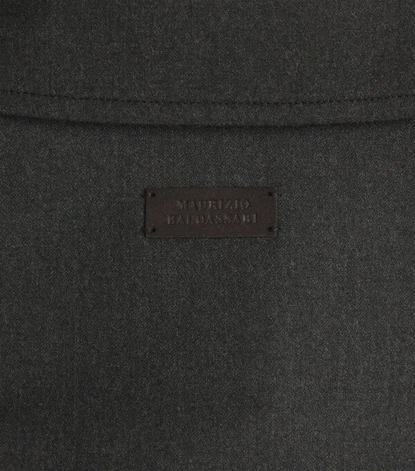 MAURIZIO BALDASSARI Stretch-wool Overshirt