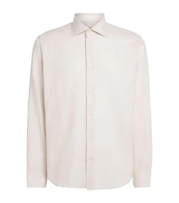 MAURIZIO BALDASSARI Cotton-lyocell Santini Shirt