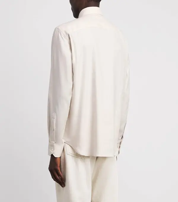 MAURIZIO BALDASSARI Cotton-lyocell Santini Shirt