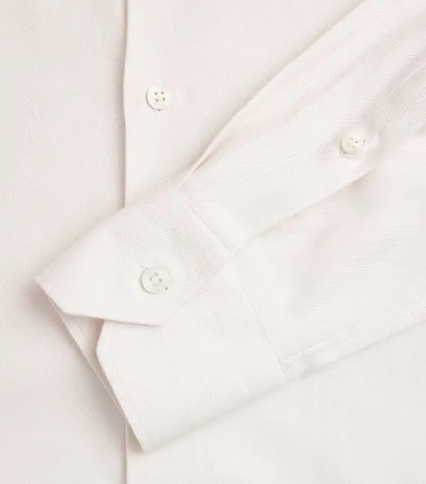 MAURIZIO BALDASSARI Cotton-lyocell Santini Shirt