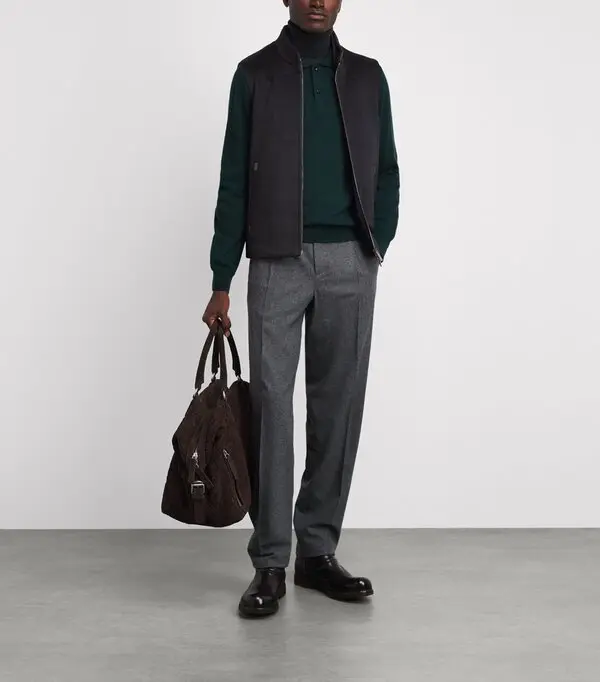 MAURIZIO BALDASSARI Cashmere Arena Gilet