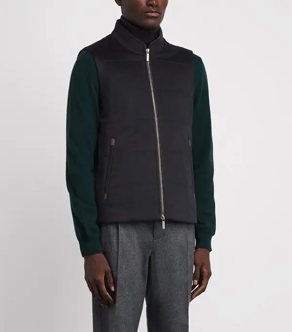 MAURIZIO BALDASSARI Cashmere Arena Gilet