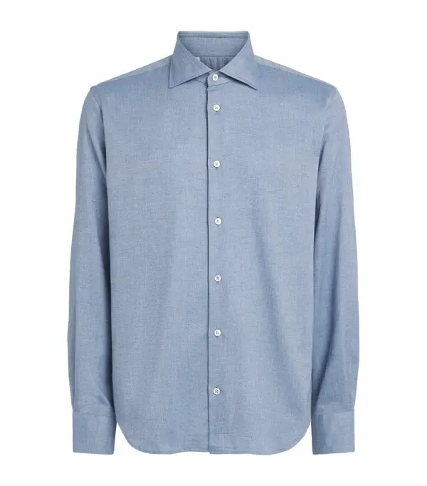 MAURIZIO BALDASSARI Cotton-lyocell Santini Shirt