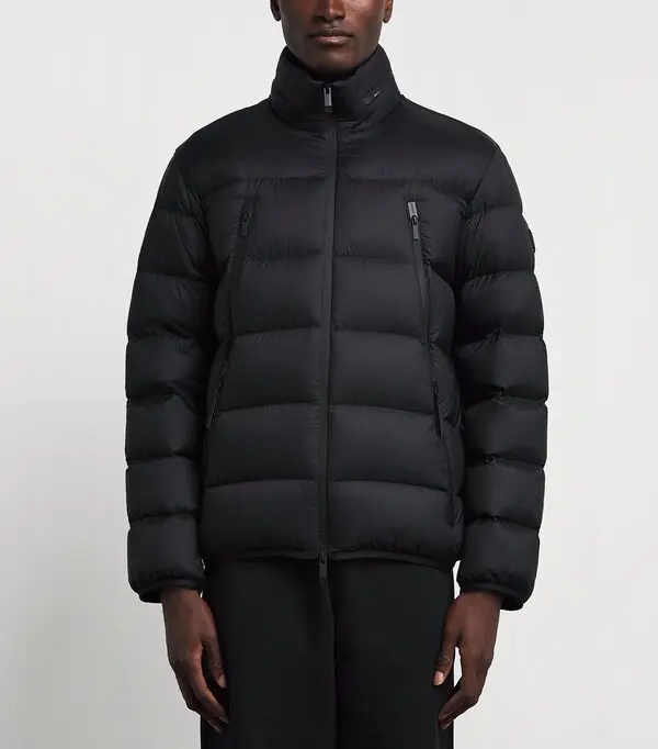 Moncler Dalalven Down Puffer Jacket With Concealed Hood