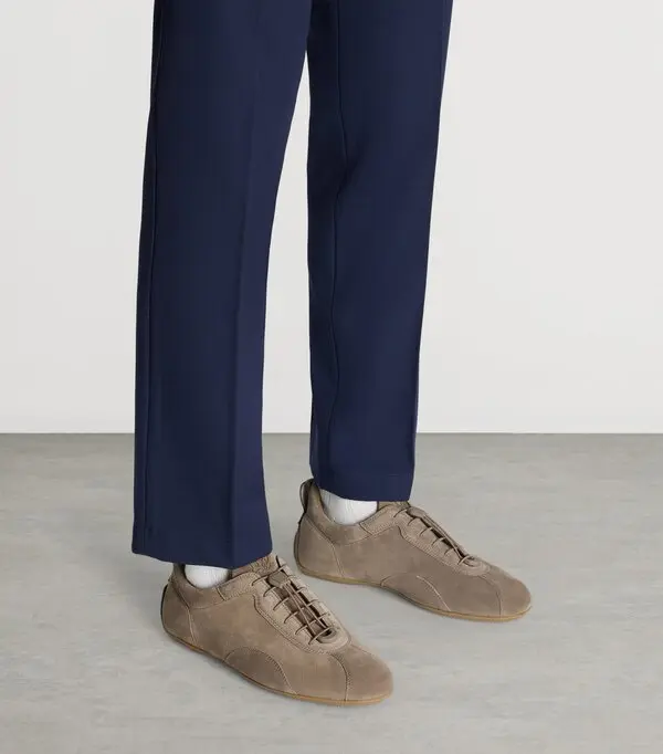 Dunhill Suede Automotive Davies Sneakers