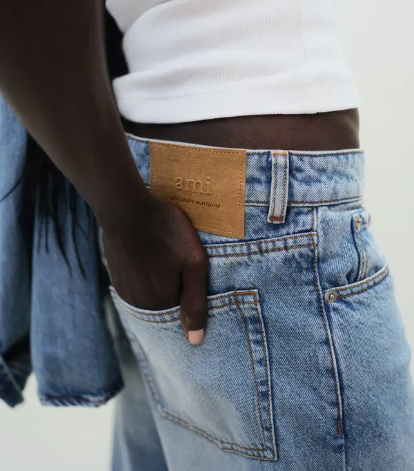 AMI Paris Mid-rise Straight Jeans