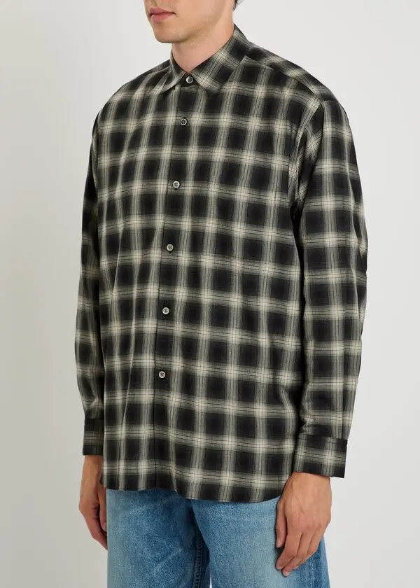 SSSTEIN Checked Woven Shirt