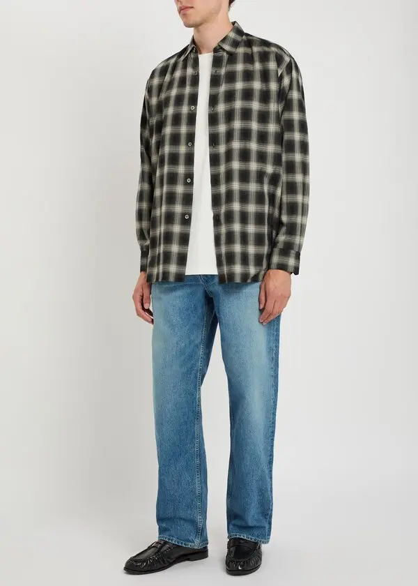 SSSTEIN Checked Woven Shirt