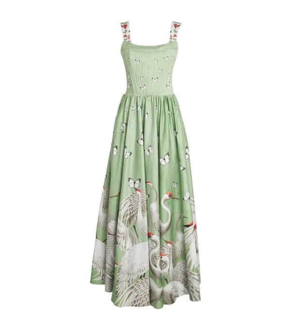 Alice + Olivia Butterfly Guinevere Maxi Dress