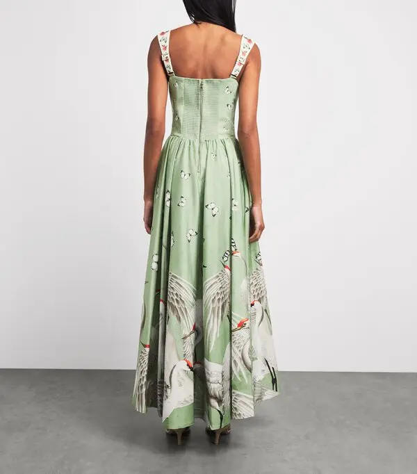 Alice + Olivia Butterfly Guinevere Maxi Dress