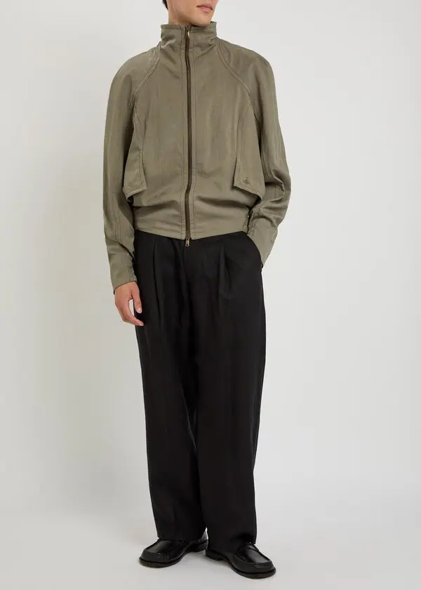 VIVIENNE WESTWOOD Harrington Woven Jacket