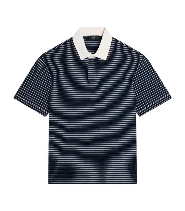 Dunhill Cotton Stripe Polo Shirt