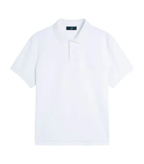 Dunhill Cotton Herringbone Polo Shirt