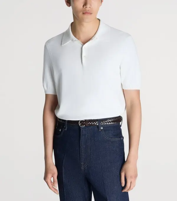 Dunhill Cotton Piqué Polo Shirt