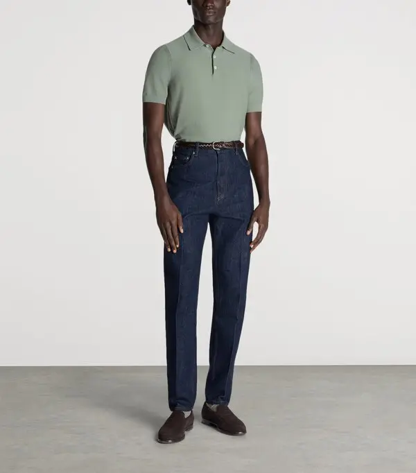 Dunhill Cotton Piqué Polo Shirt