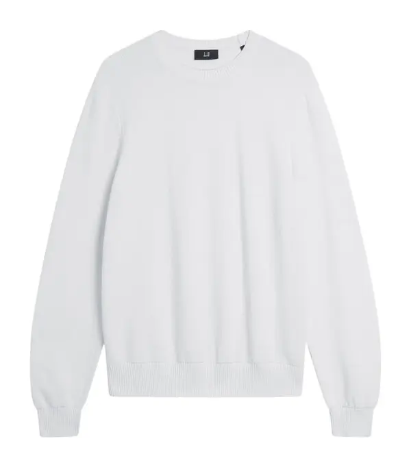 Dunhill Sea Island Cotton Crew Neck Sweater