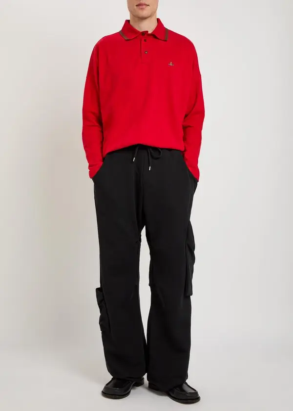 VIVIENNE WESTWOOD Oversized Piqué Cotton Polo Shirt