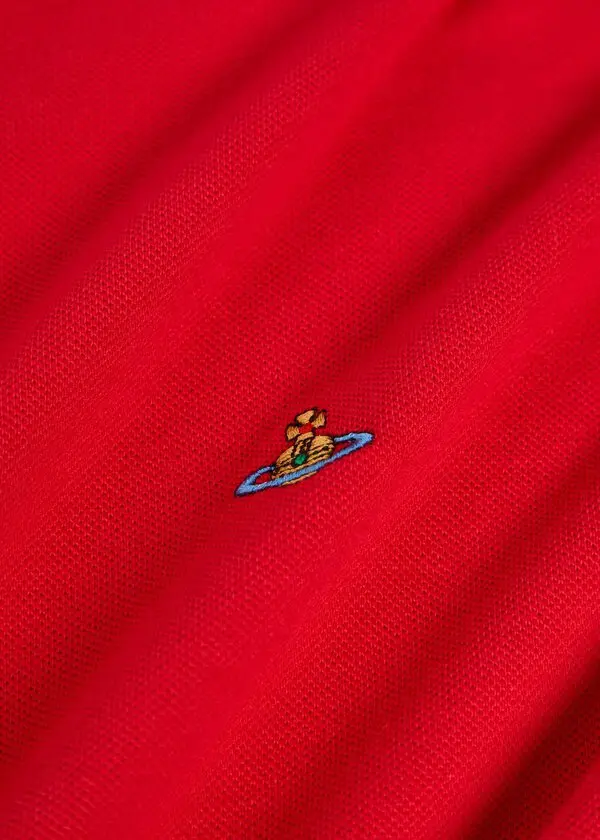 VIVIENNE WESTWOOD Oversized Piqué Cotton Polo Shirt
