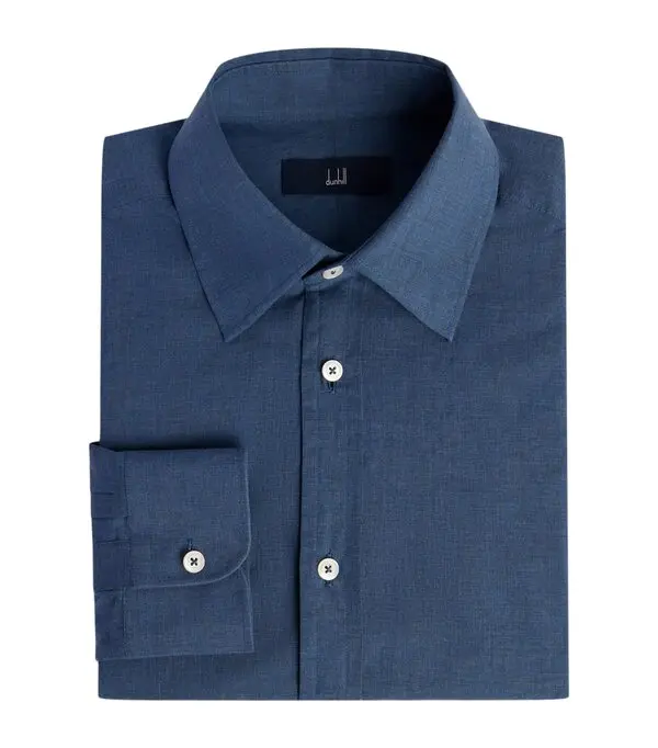 Dunhill Cotton Chambray Formal Shirt