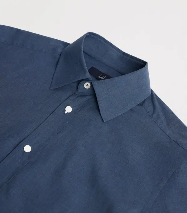 Dunhill Cotton Chambray Formal Shirt