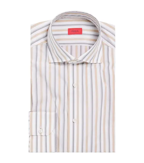 Isaia Egyptian Cotton Stripe Shirt