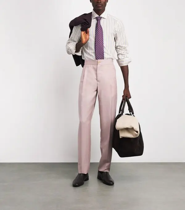 Isaia Egyptian Cotton Stripe Shirt