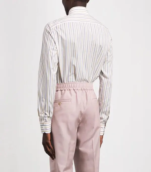 Isaia Egyptian Cotton Stripe Shirt