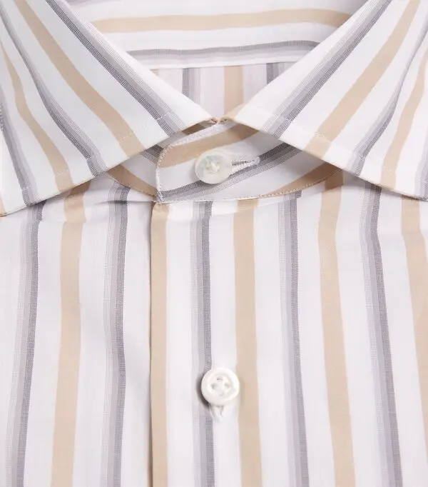 Isaia Egyptian Cotton Stripe Shirt