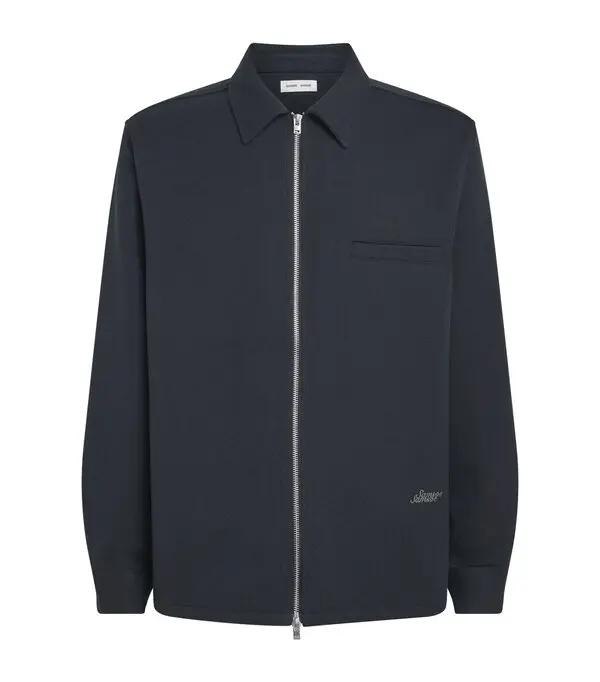 SAMSØE SAMSØE Sadamon Zip-up Overshirt