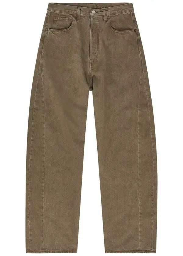 SSSTEIN Deformation Barrel-leg Jeans