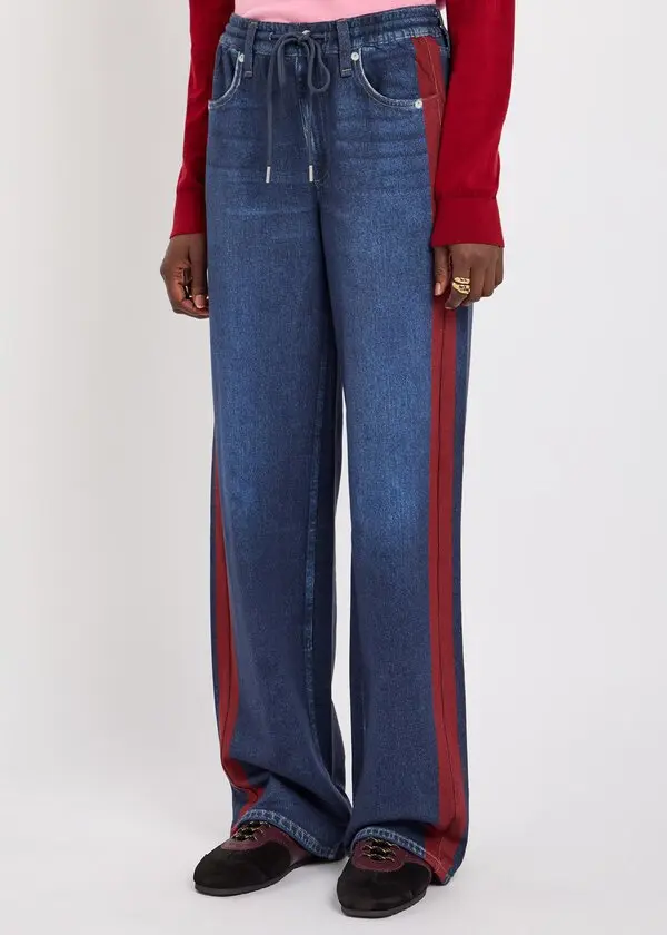 Rag & Bone Miramar Jeans-print Terry Track Pants