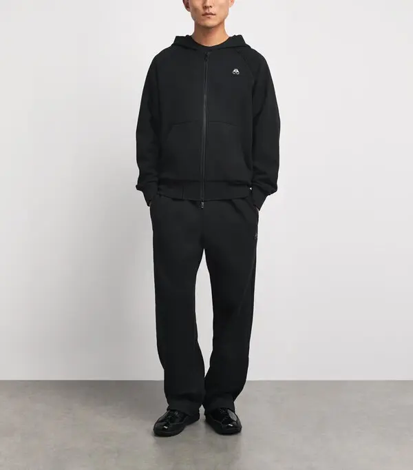 Moose Knuckles Logo Yul Zip-up Hoodie