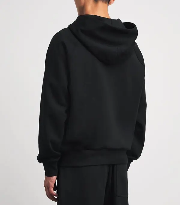 Moose Knuckles Logo Yul Zip-up Hoodie