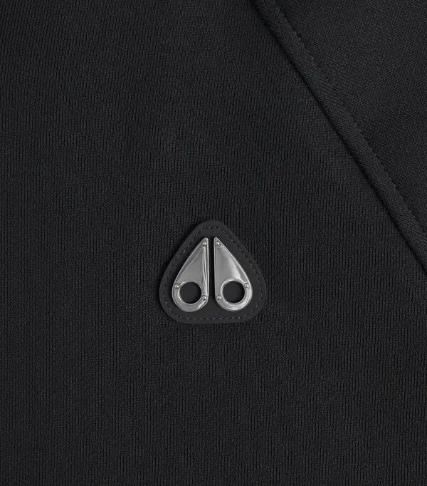 Moose Knuckles Logo Yul Zip-up Hoodie