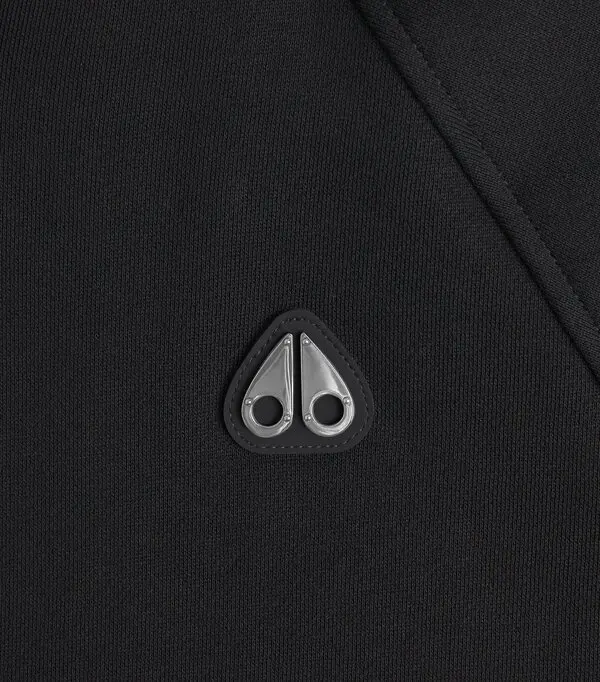 Moose Knuckles Logo Yul Zip-up Hoodie