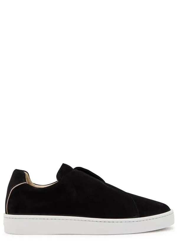 AURELIEN Aur3 Suede Sneakers - Black