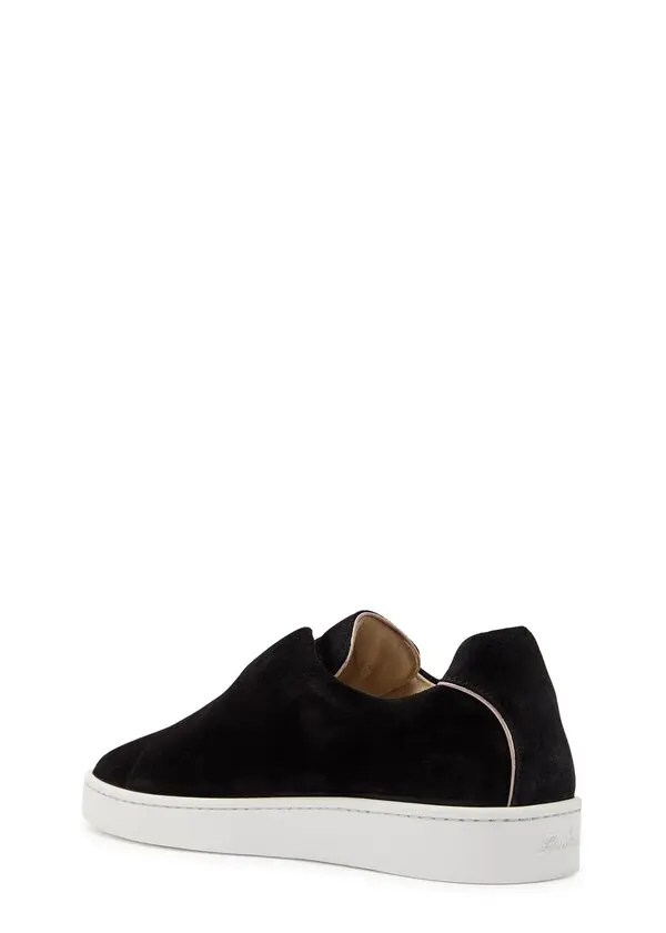 AURELIEN Aur3 Suede Sneakers - Black
