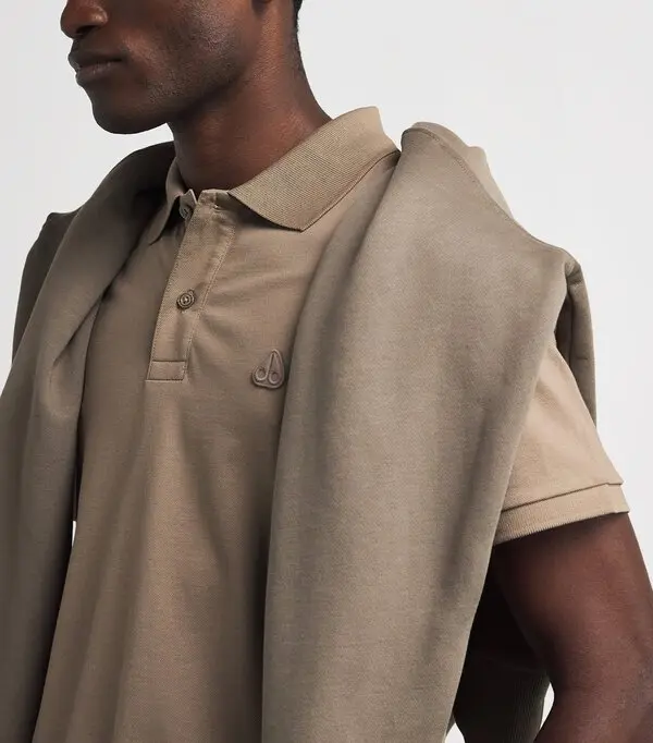Moose Knuckles Logo Polo Shirt