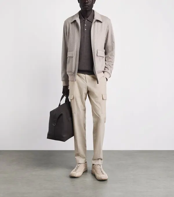 Marco Pescarolo Stretch-cashmere Cargo Trousers