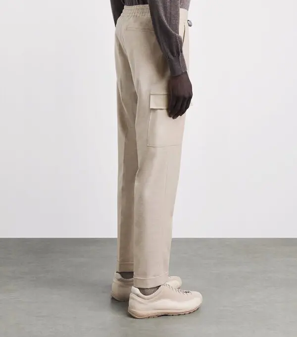 Marco Pescarolo Stretch-cashmere Cargo Trousers